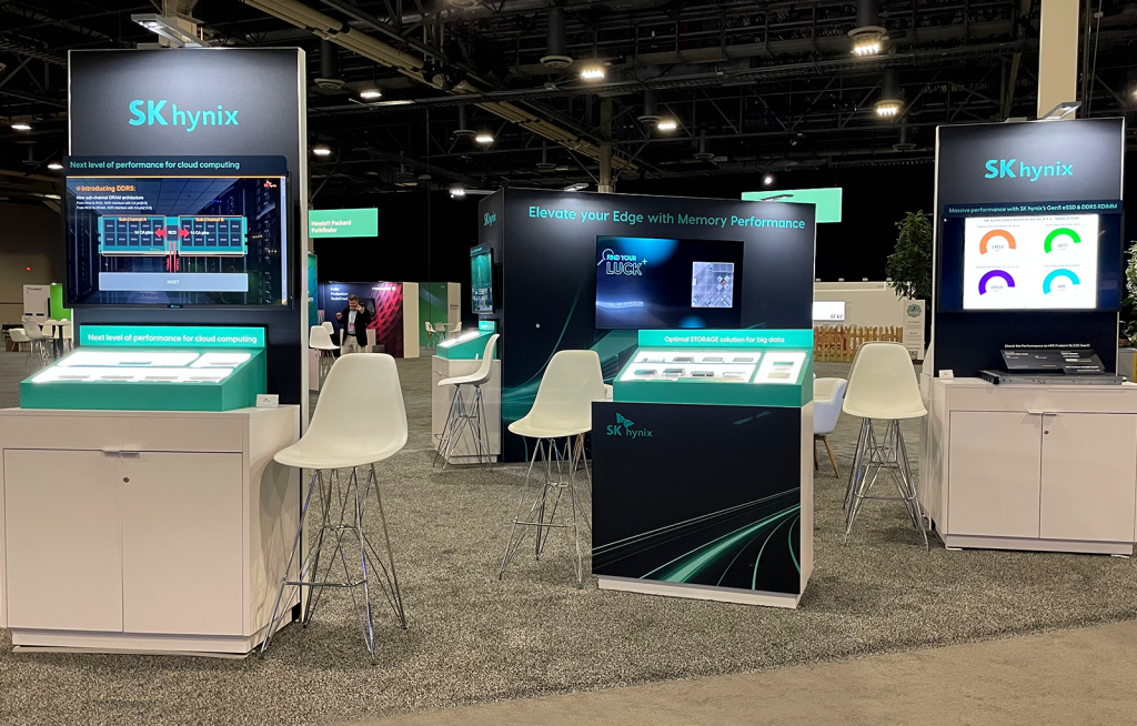SK hynix’s exhibition booth at HPE Discover 2023_02 - SK hynix Newsroom