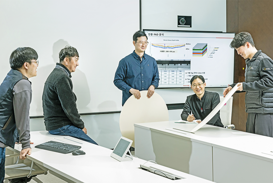 SK hynix_CMP pad developer interview_EN_07 – SK hynix Newsroom